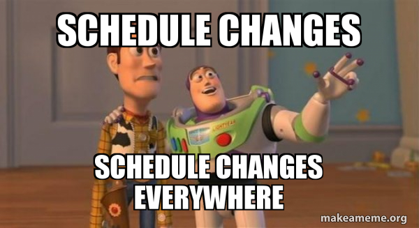 Schedule Change Memes Ramirez Last Name Comedy Memes High School
