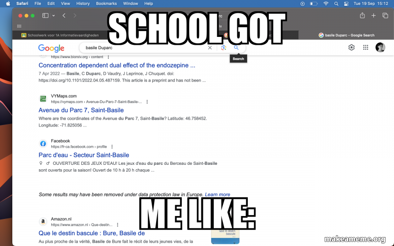 School got Me like: Meme Generator