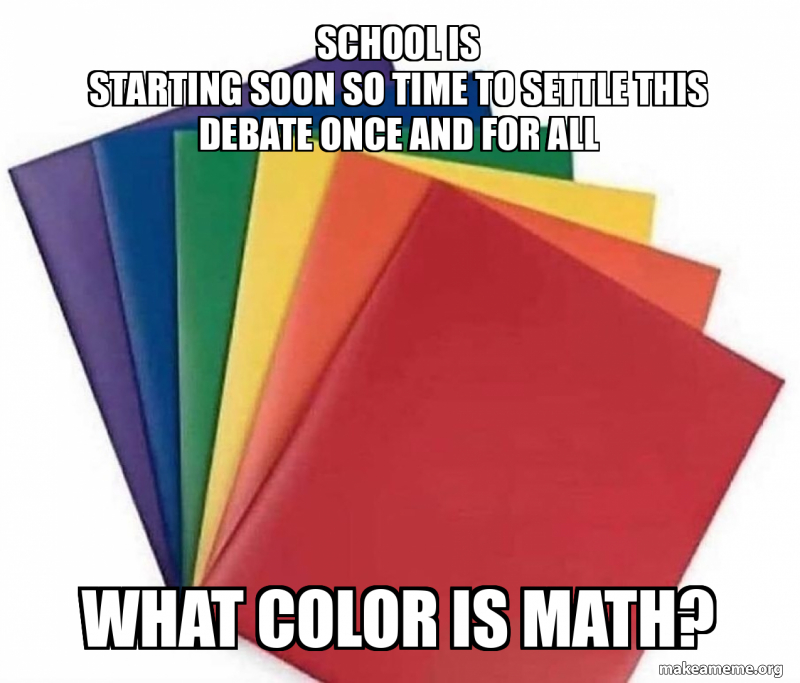 School is starting soon so time to settle this debate once and for all ...