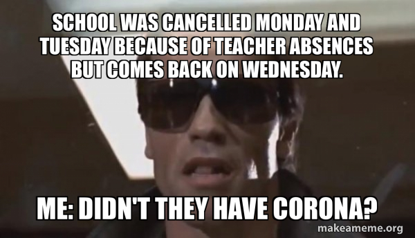 School was cancelled Monday and Tuesday because of teacher absences but ...