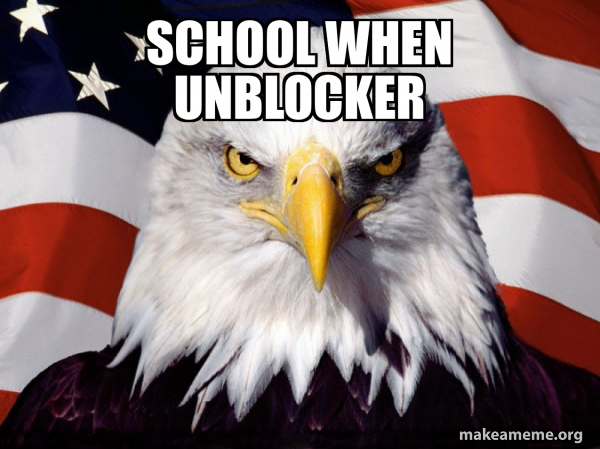 School when Unblocker - American Pride Eagle Meme Generator