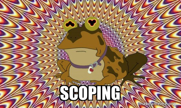 Scoping - Hypnotoad Meme Generator