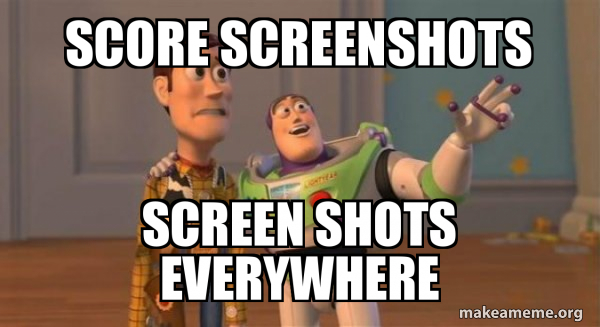 Score screenshots Screen shots everywhere - Buzz and Woody (Toy Story ...