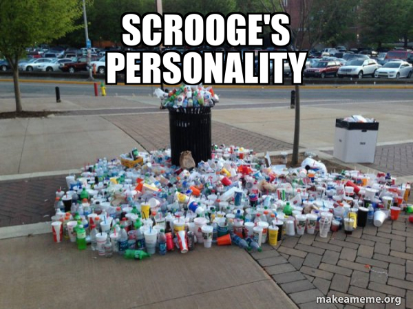 Scrooge's Personality - Canadian Football Fans meme Meme Generator