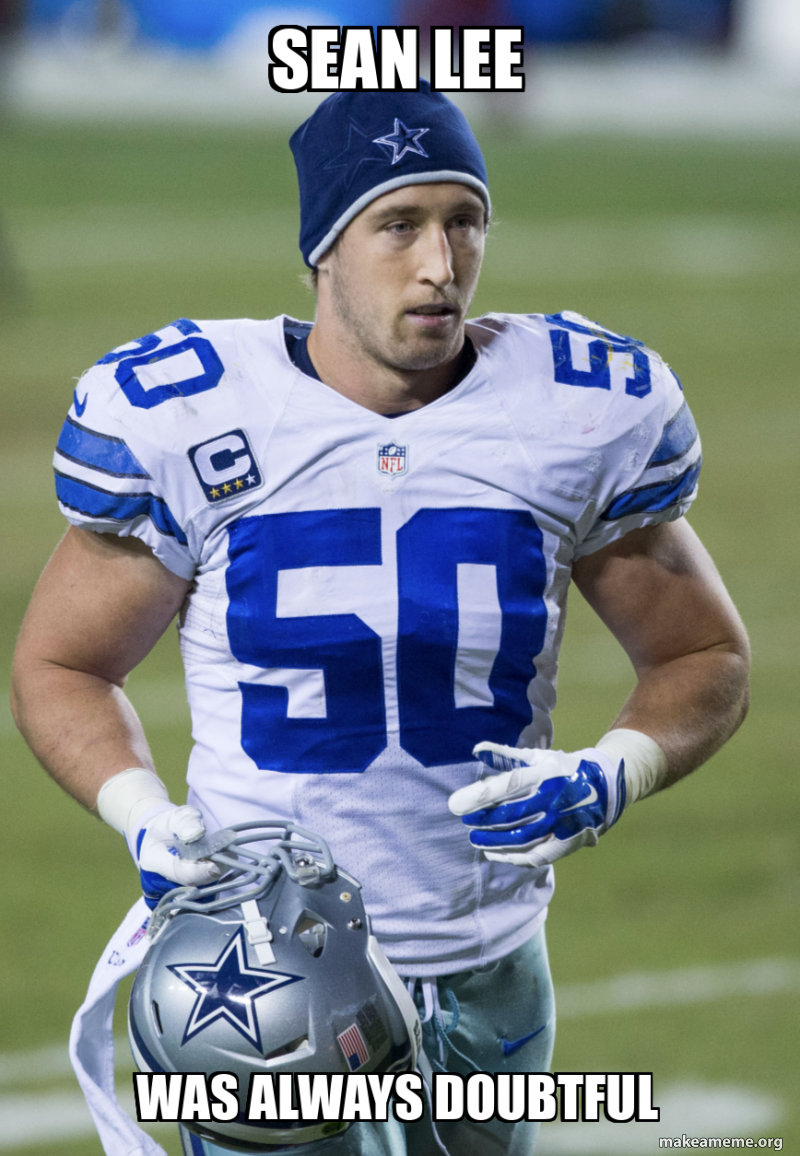 Sean lee Was always doubtful Meme Generator