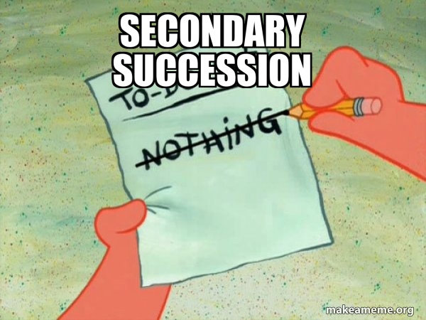 Secondary Succession - TO-DO List Meme Generator
