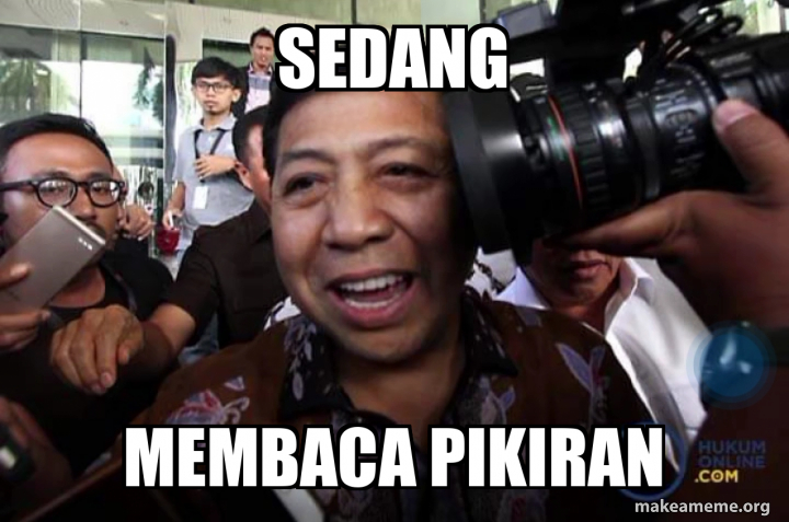 Sedang Membaca pikiran Meme Generator