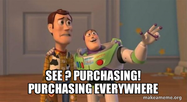 See ? purchasing! purchasing everywhere - Buzz and Woody (Toy Story ...