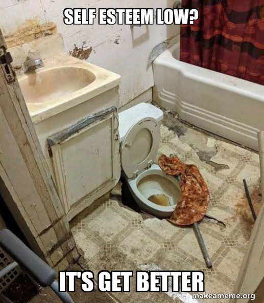 self esteem Low? It's get better Meme Generator