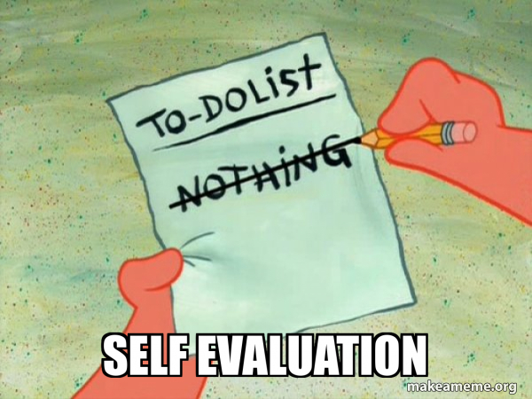 Self Evaluation Memes Self Appraisal Cartoons And Comics Funny