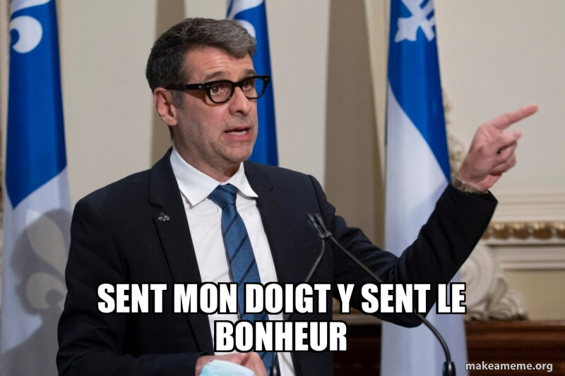 Sent mon doigt y sent le bonheur Meme Generator