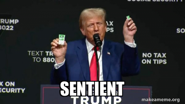 sentient - Trump Tic Tac Meme Generator