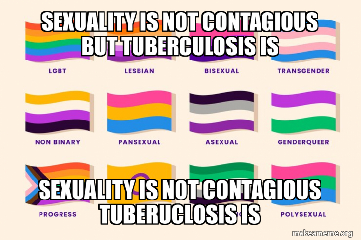 sexuality is not contagious but tuberculosis is Sexuality is not ...