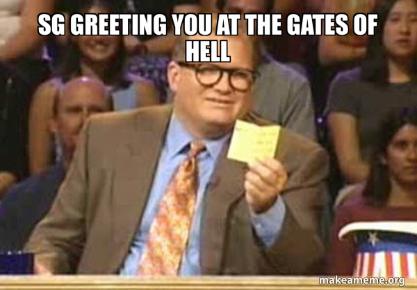 SG greeting you at the gates of hell - Drew Carey - Who's Line Is It ...