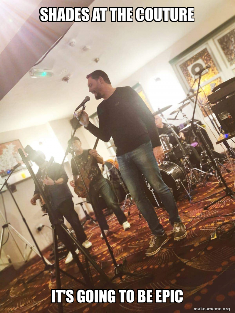 shades at the couture it's going to be epic Meme Generator