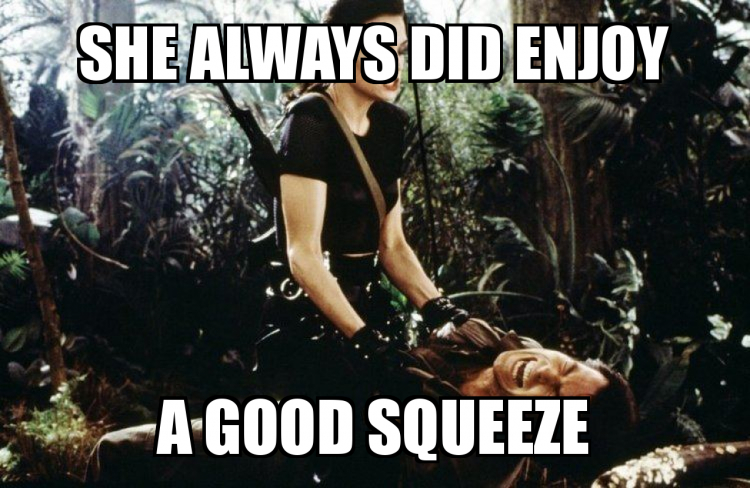 She Always Did Enjoy A Good Squeeze Meme Generator