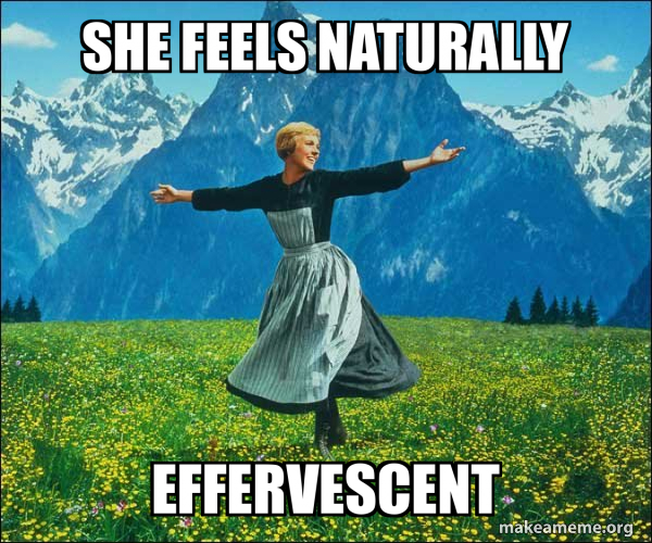 She feels naturally effervescent - Sound of Music Meme Generator