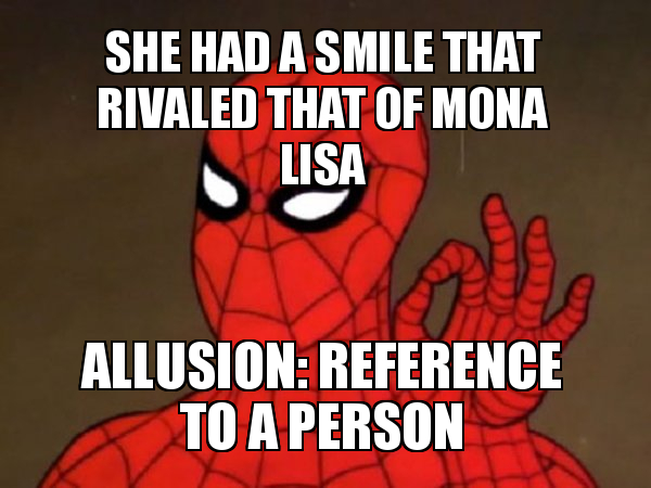 She had a smile that rivaled that of Mona Lisa Allusion: Reference to a ...