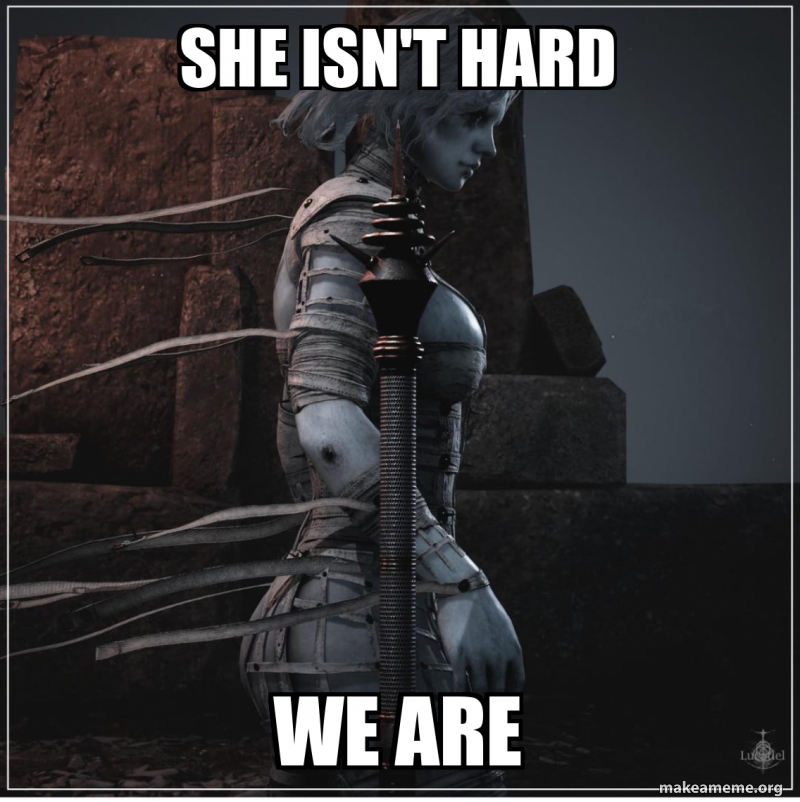 She ISN't hard We are Meme Generator