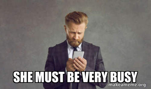 she must be very busy Meme Generator