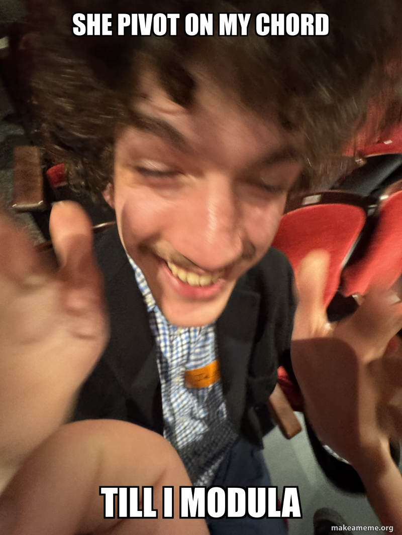 She pivot on my chord Till i modula Meme Generator