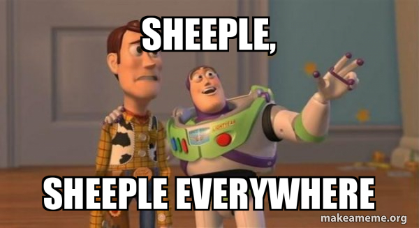 Sheeple, SheeplE EVerywhere - Buzz and Woody (Toy Story) Meme Meme ...