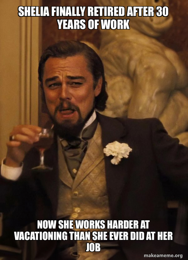 Shelia finally retired after 30 years of work Now she works harder at ...