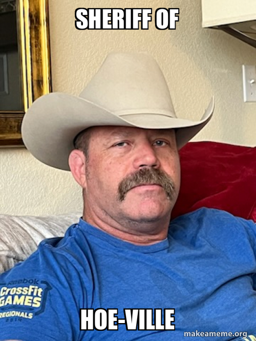 Sheriff of Hoe-Ville Meme Generator