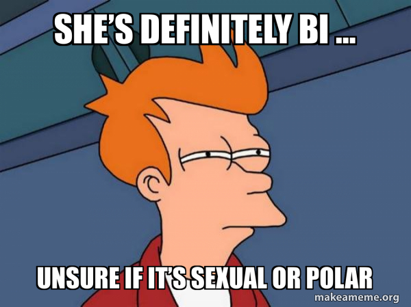 She’s definitely bi … Unsure if it’s sexual or polar - Futurama Fry ...