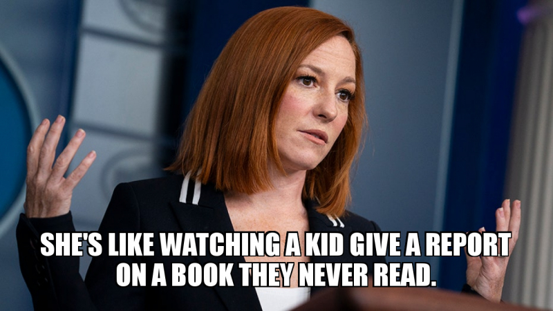 she's like watching a kid give a report on a book they never read. Meme ...