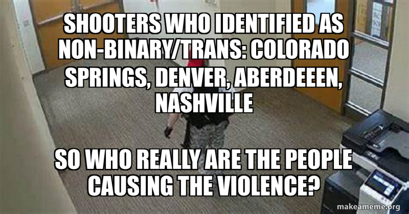 Shooters who identified as non-binary/trans: Colorado springs, Denver ...