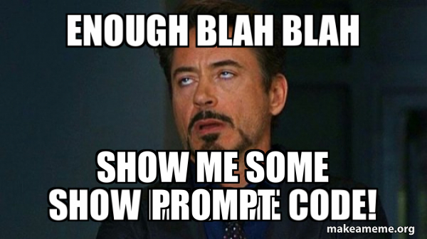 show me some prompt Meme Generator