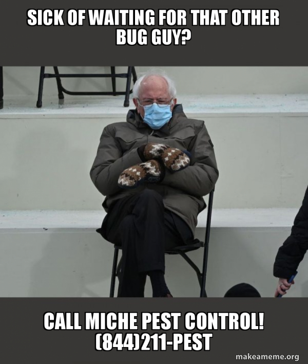 Sick Of Waiting For That Other Bug Guy? Call Miche Pest Control! (844 ...