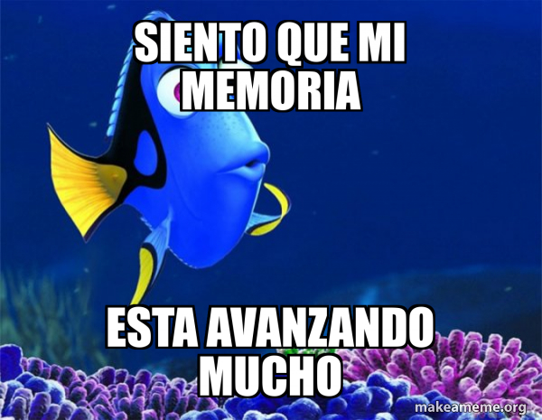 Siento que mi memoria Esta avanzando mucho - Dory from Nemo (5 second ...