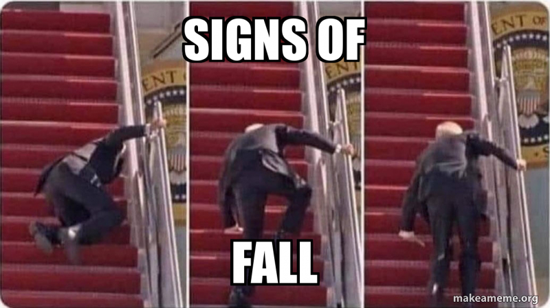 signs of Fall Meme Generator