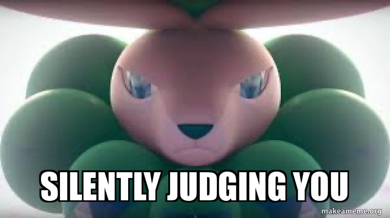 Silently judging you Meme Generator