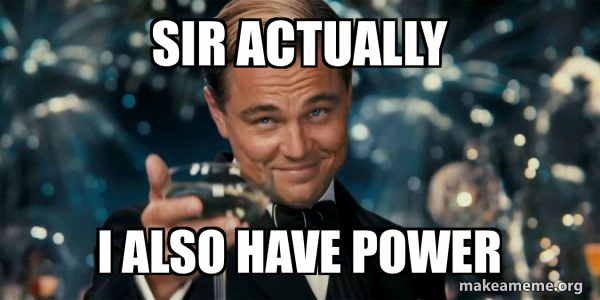 Sir actually I also have power - Great Gatsby Reaction - Leonardo ...