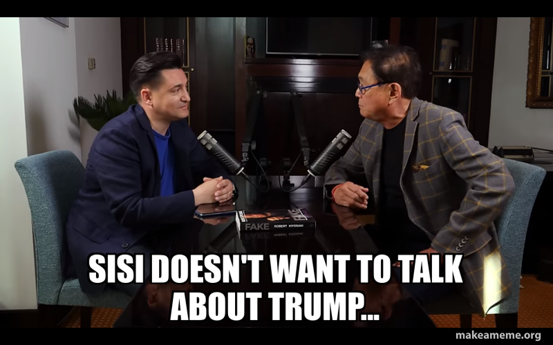sisi doesn't want to talk about trump... Meme Generator