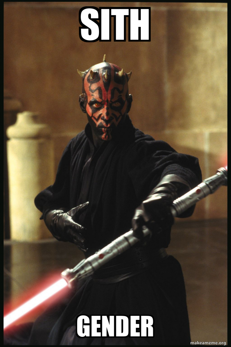 Sith Gender Meme Generator