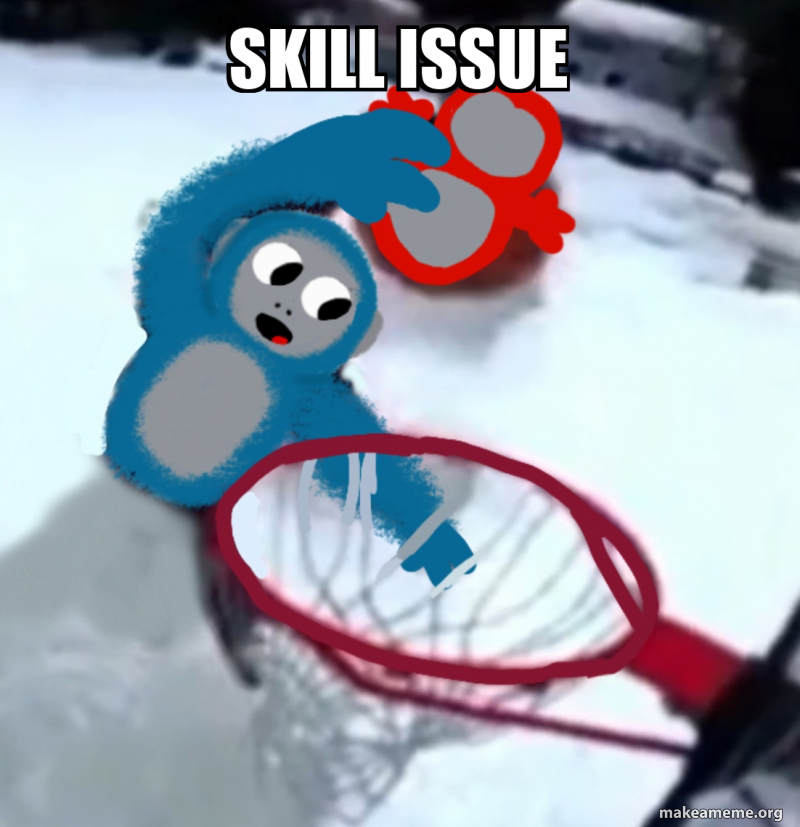 Skill issue Meme Generator