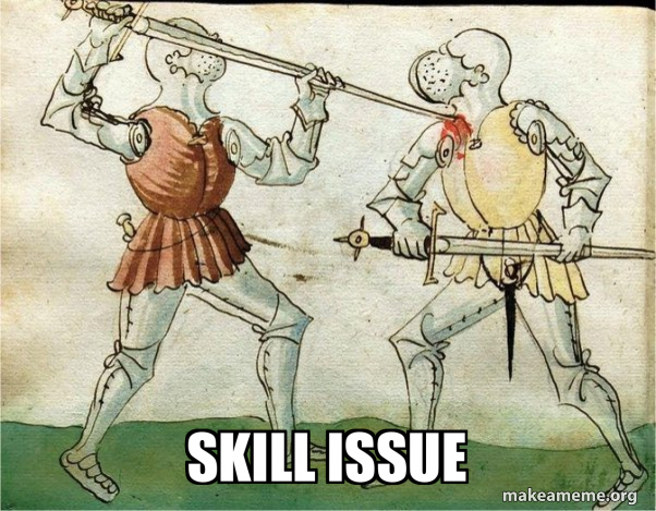 Skill issue Meme Generator