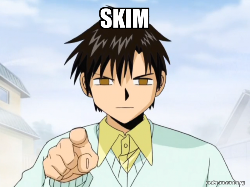 Skim Meme Generator