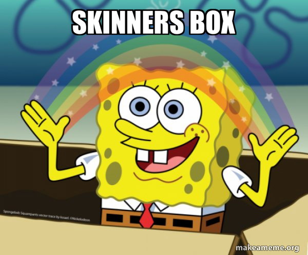 Skinners Box - Rainbow SpongeBob Meme Generator