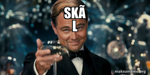 skål - Great Gatsby Reaction - Leonardo DiCaprio Toast Meme Generator