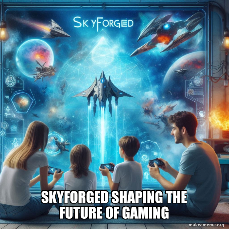 Skyforged shaping the future of gaming Meme Generator