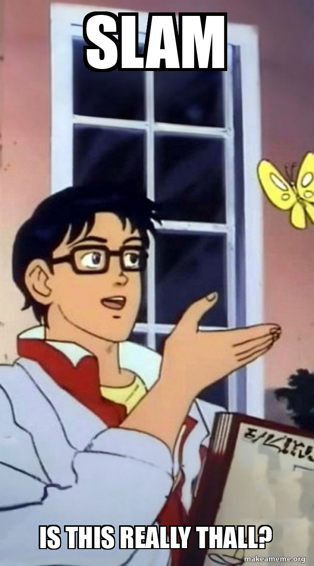 SLAM Is this really Thall? - is this a butterfly Meme Generator