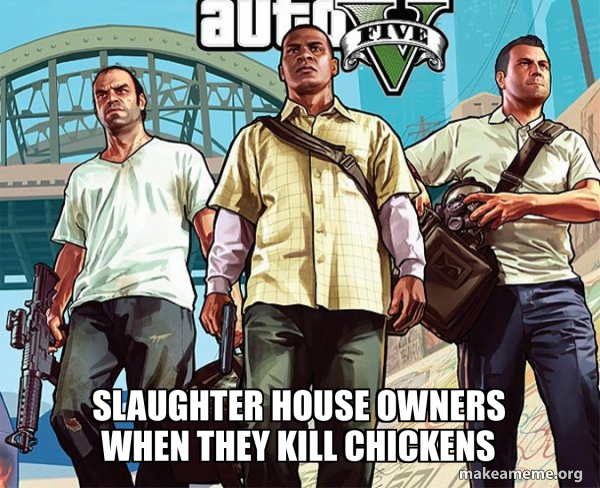 SLAUGHTER house owners when they kill chickens - Grand Theft Auto 5 (V ...
