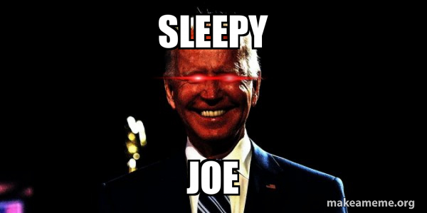 SLEEPY JOE - Dark Brandon Meme Generator