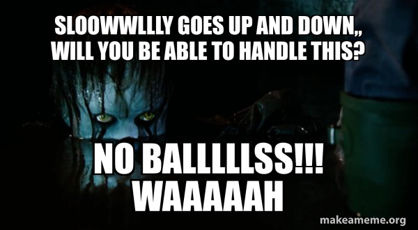 Sloowwllly goes up and down,, will you be able to handle this? NO ...