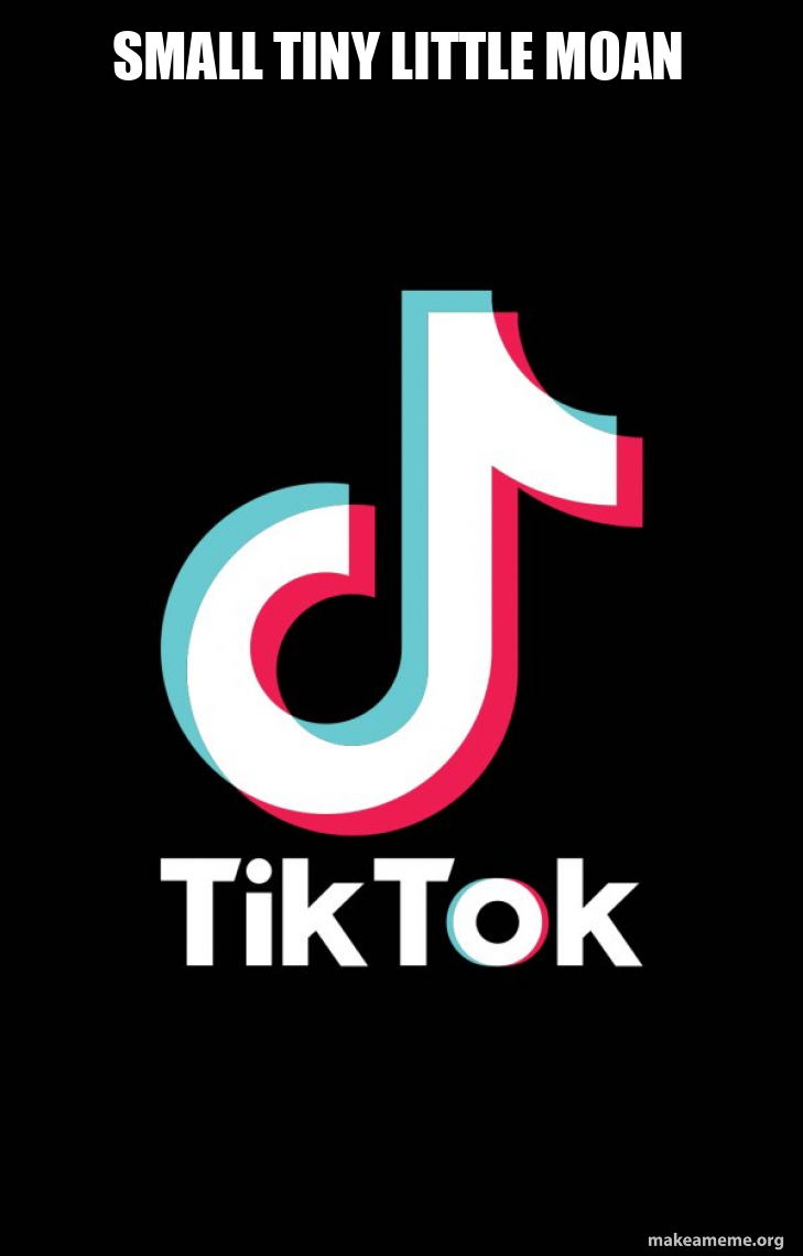 Small tiny little moan - TikTok Meme Generator